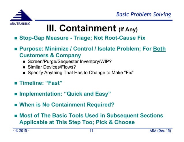 Basic 8D Problem Solving Tools & Methods - Part 2 | PDF