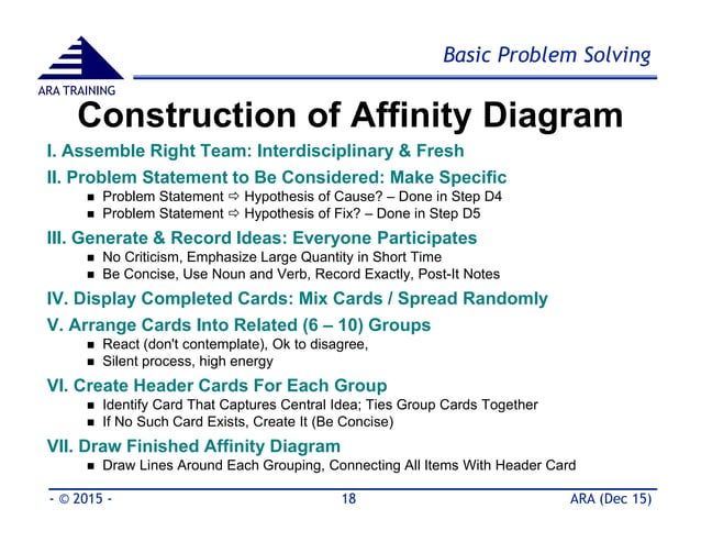 Basic 8D Problem Solving Tools & Methods - Part 2 | PDF