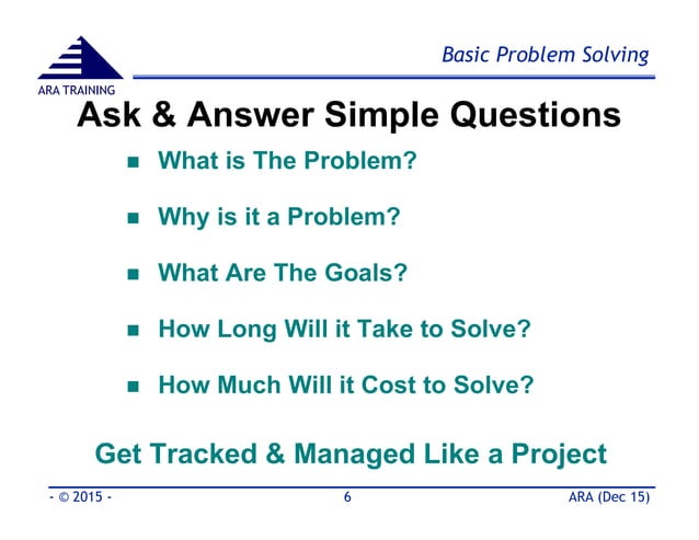 Basic 8D Problem Solving Tools & Methods - Part 2 | PDF