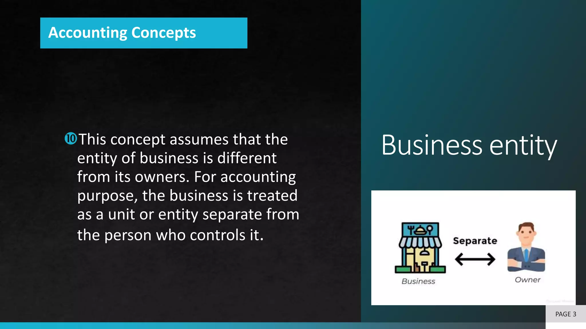 Basic accounting concepts | PPTX