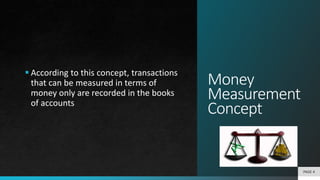 Basic accounting concepts | PPTX
