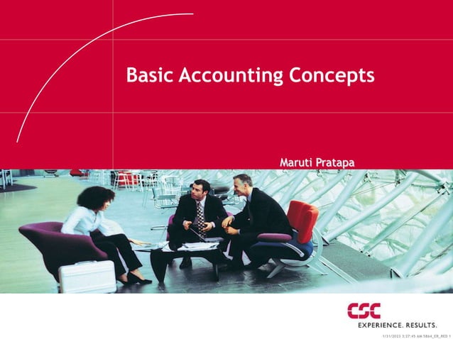 Basic Accounting Concepts.ppt | Business Accounting & Finance | Business
