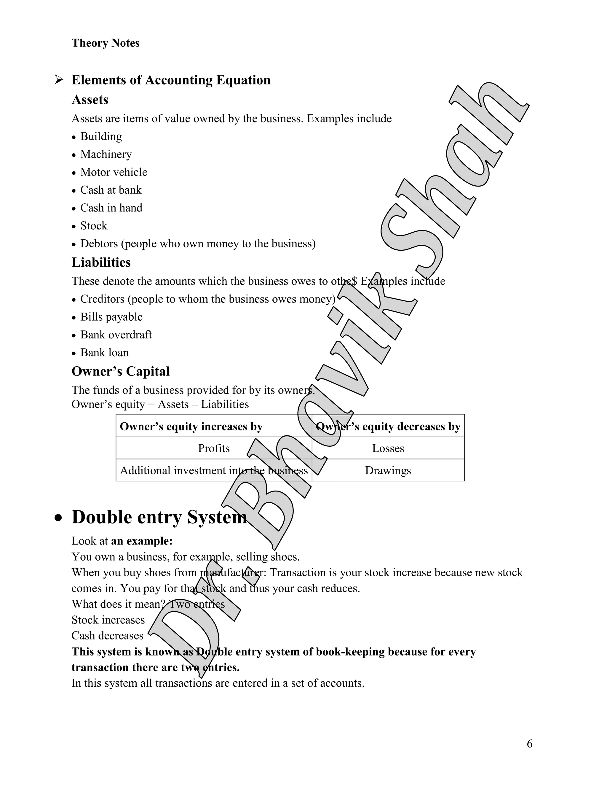 Basic accounting notes | PDF