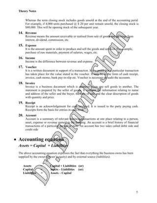 Basic accounting notes | PDF