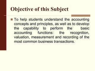 Basic accounting ppt | PPTX