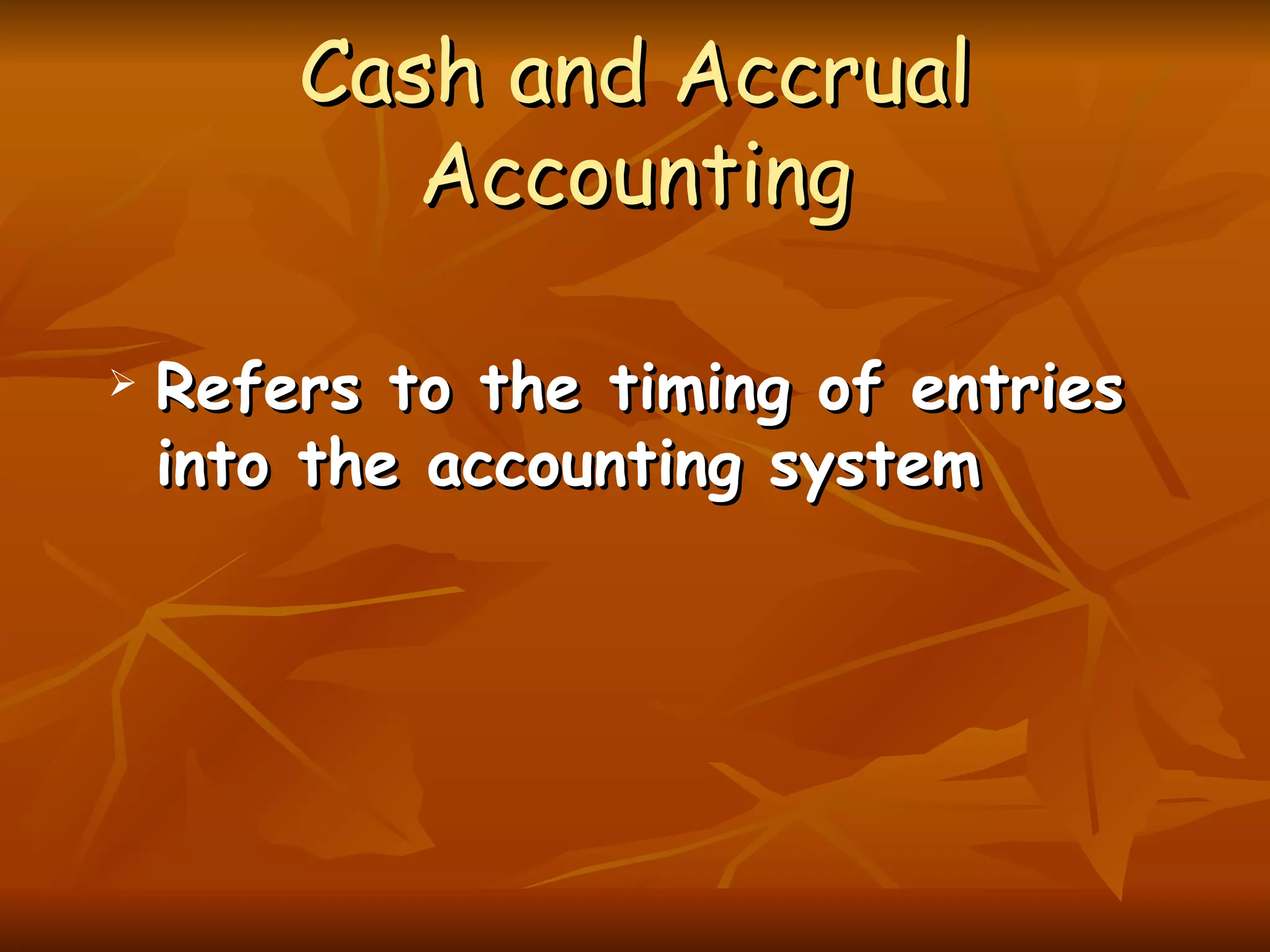 Basic accounting principles | PPS