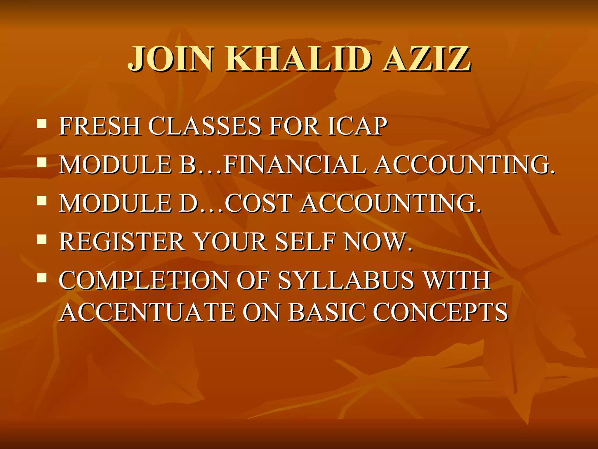 Basic accounting principles | PPS