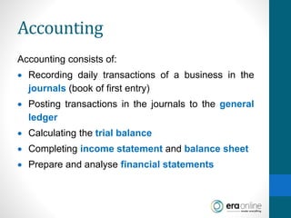 Basic accounting principles | PPT