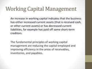 How to Manage working Capital in Hotel-Basic accounting principles #9 ...