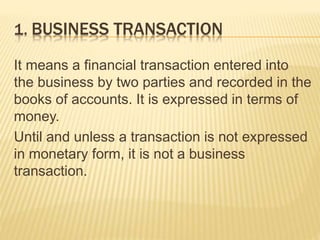 Basic accounting terms | PPTX