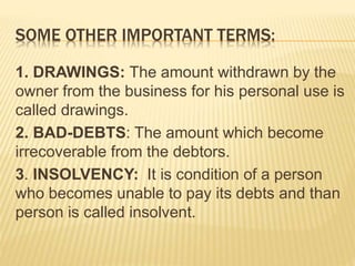 Basic accounting terms | PPTX