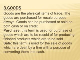 Basic accounting terms | PPTX