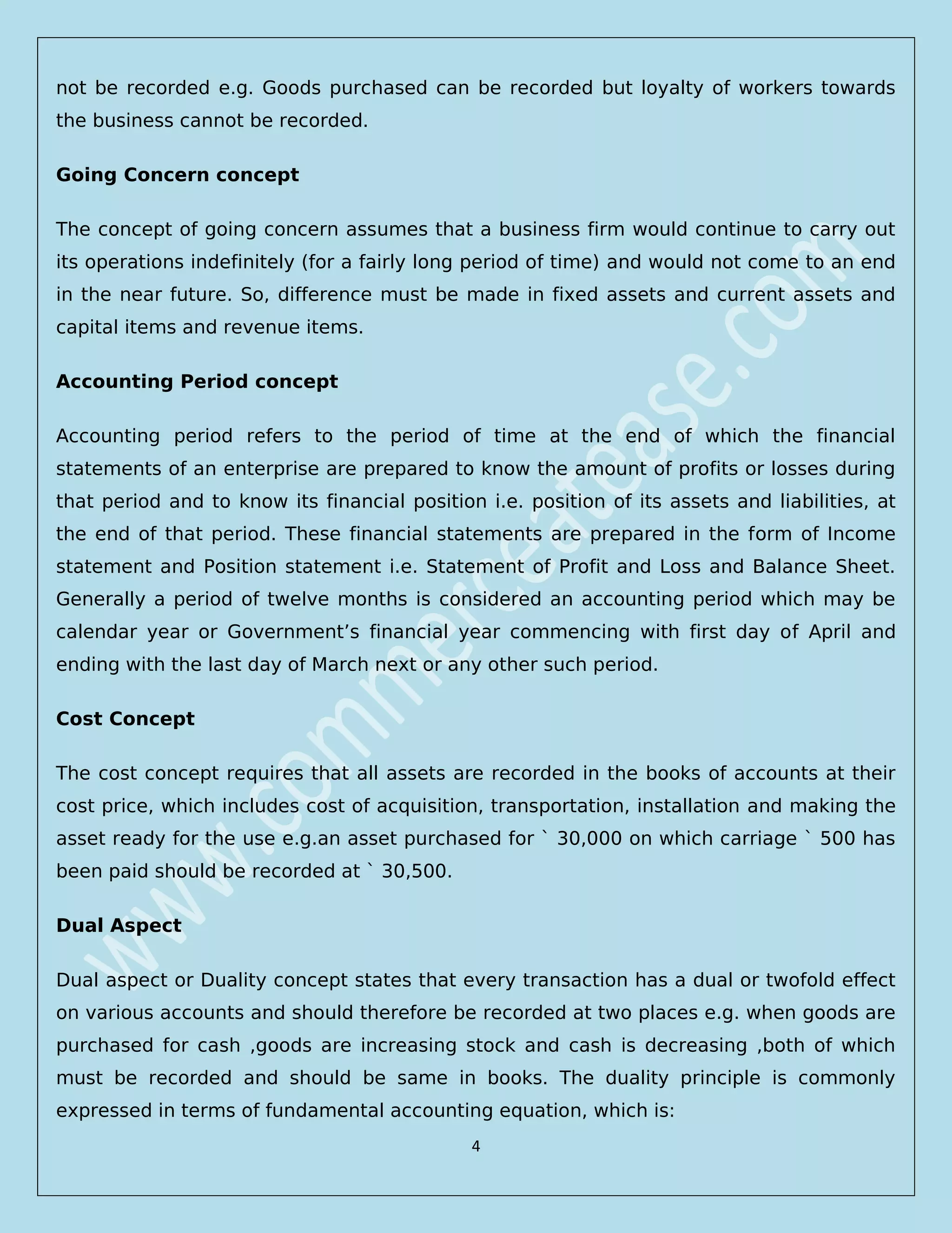 Basic Accounting Theory Pdf