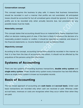 Basic Accounting Theory | PDF