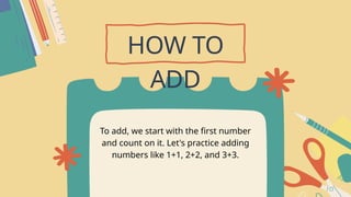 Use the count on and count back strategies to find a difference. | PPTX