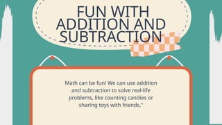 Use the count on and count back strategies to find a difference. | PPTX