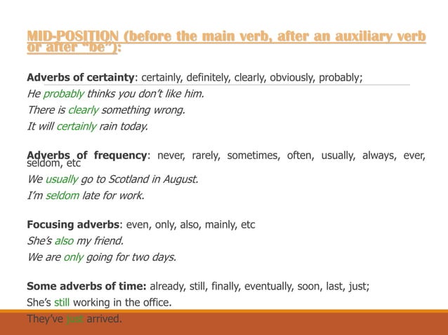 Basic adverbs | PDF
