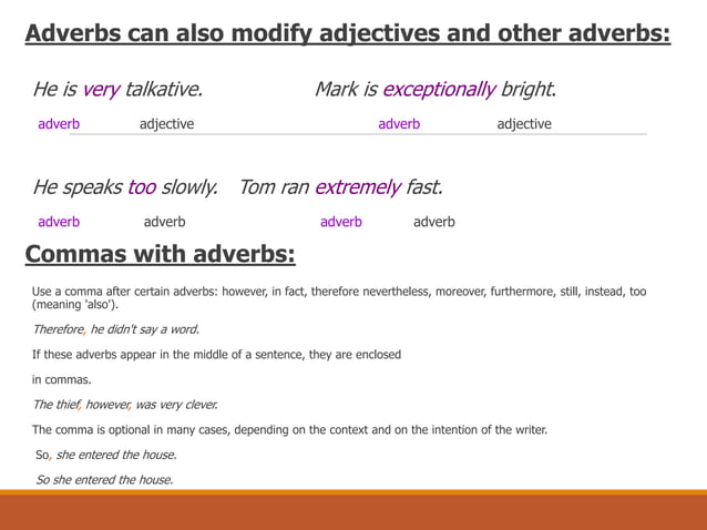 Basic adverbs | PDF