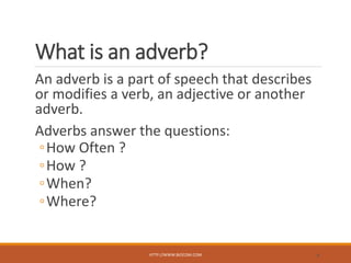 Basic adverbs | PDF