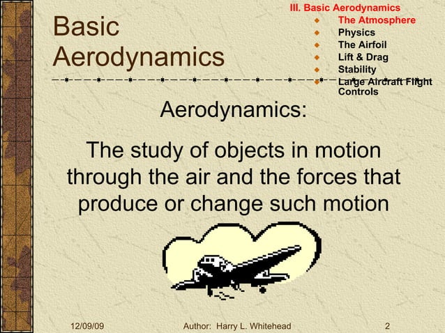 Basic Aerodynamics To Stability | PPT | Weather | Science