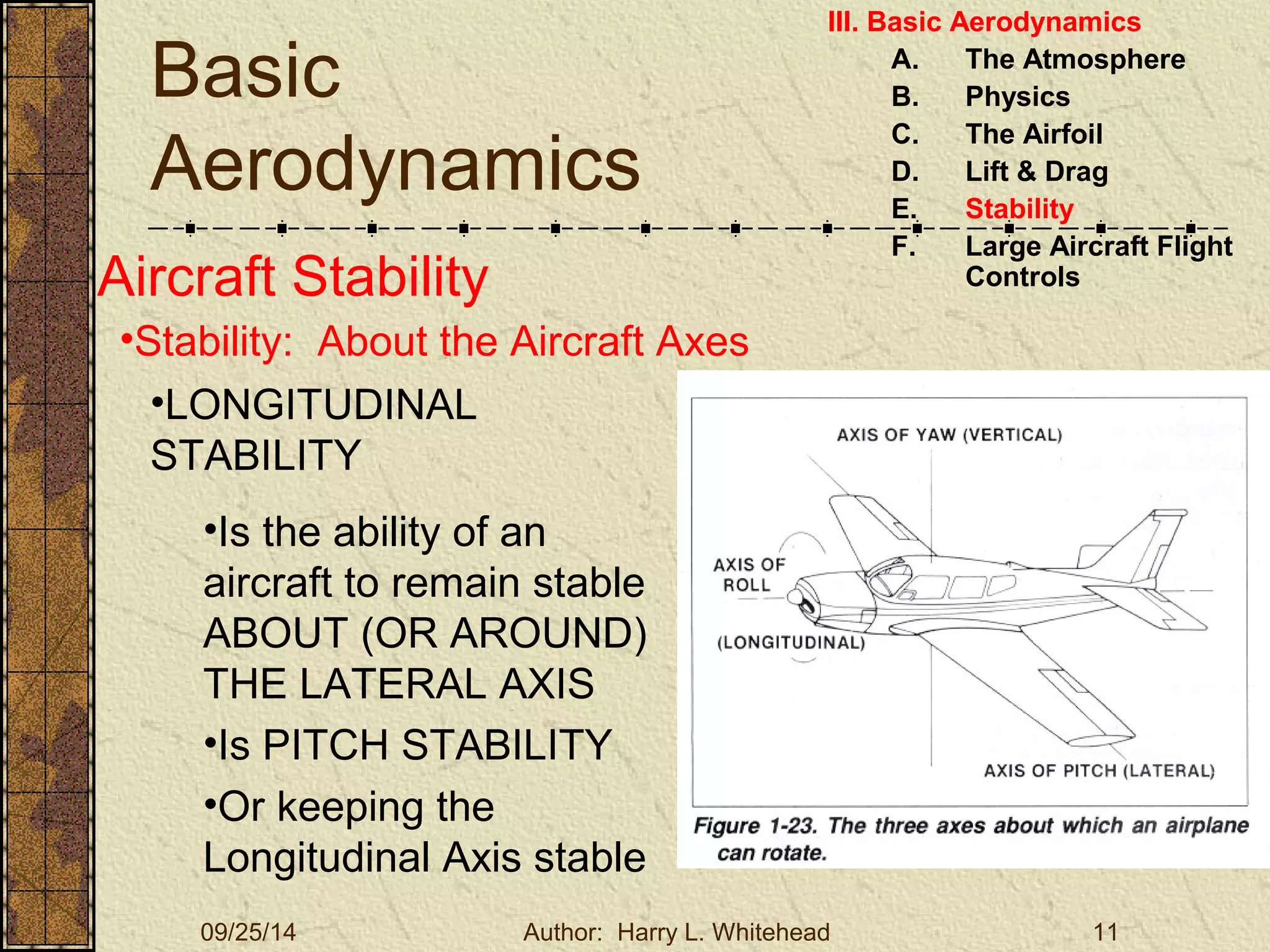 Basicaerodynamicsii stabilitylarge-091209084258-phpapp02 | PPT