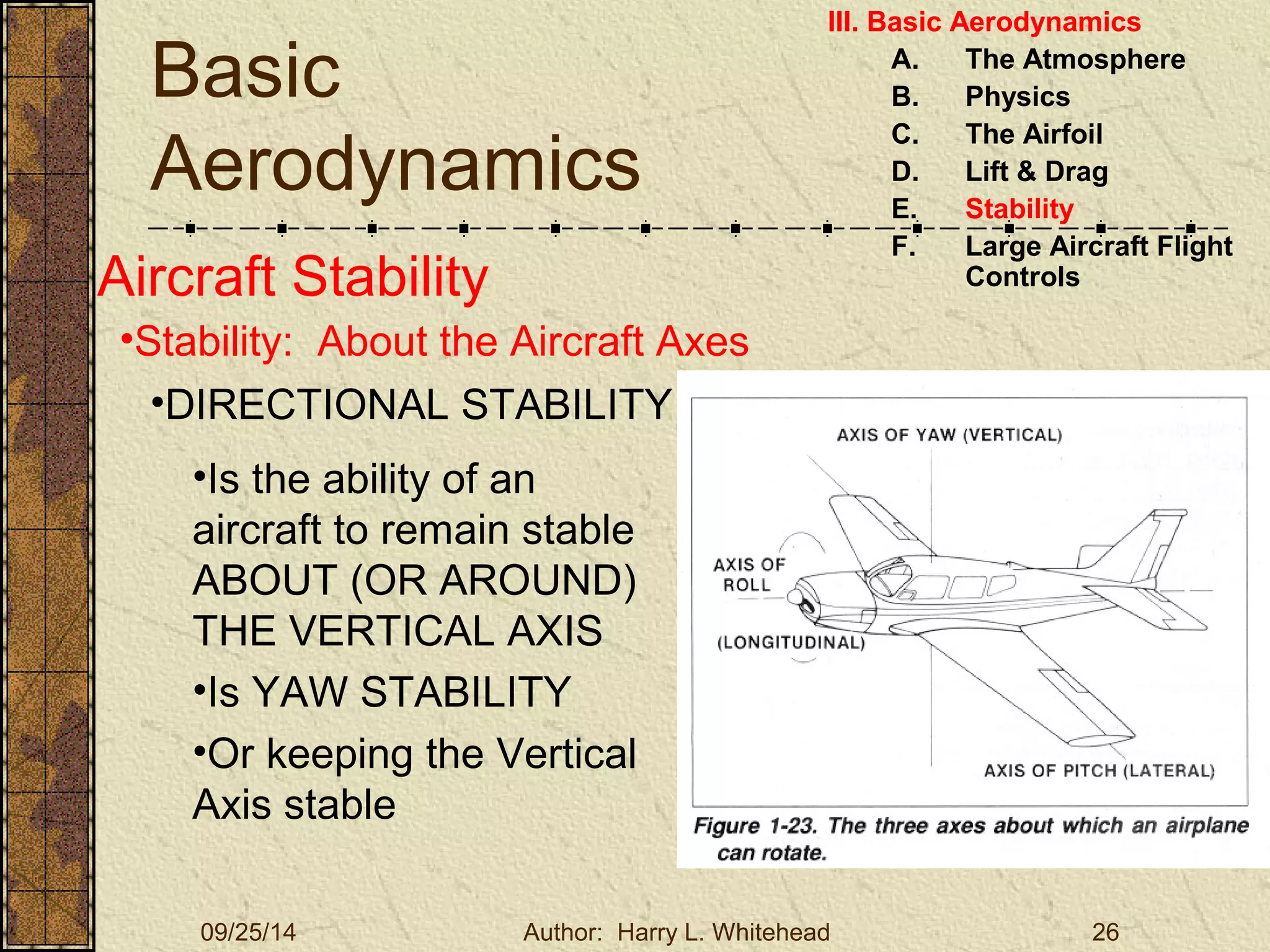 Basicaerodynamicsii stabilitylarge-091209084258-phpapp02 | PPT