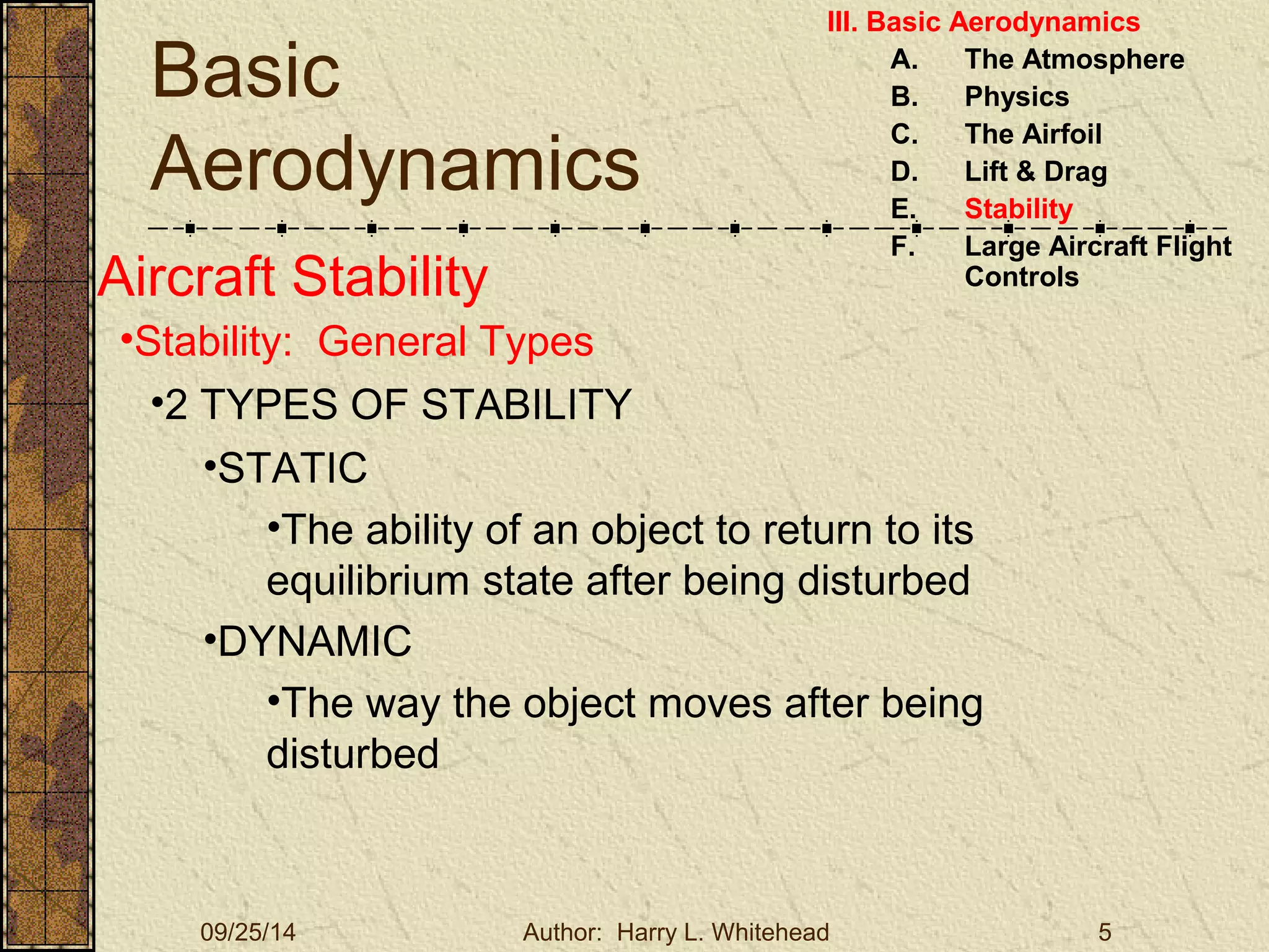 Basicaerodynamicsii stabilitylarge-091209084258-phpapp02 | PPT