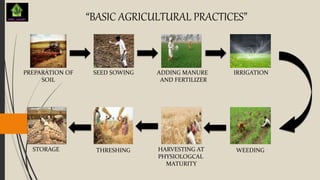 Basic agronomy | PPTX