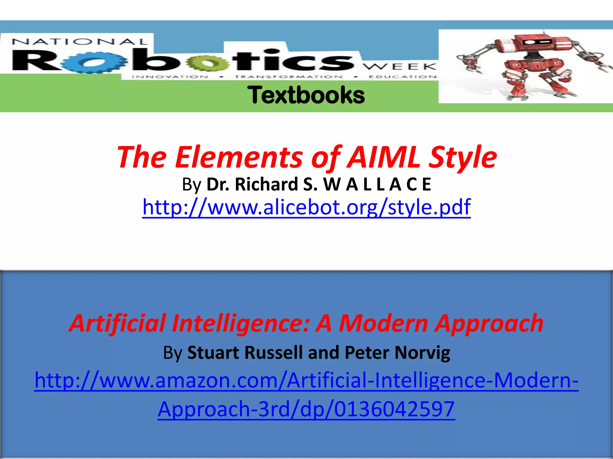 Basic AIML Class | PPTX