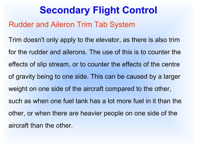 Basic aircraft control system | PPT | Aviation Industry | Industries