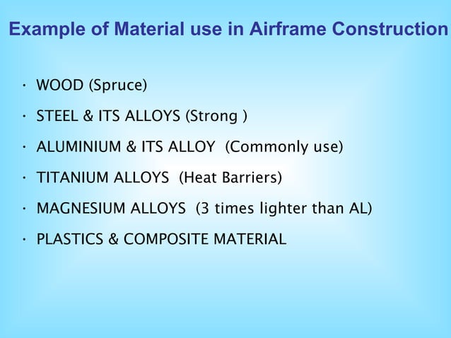 Basic aircraft structure | PPT