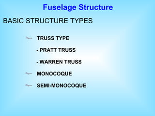 Basic aircraft structure | PPT
