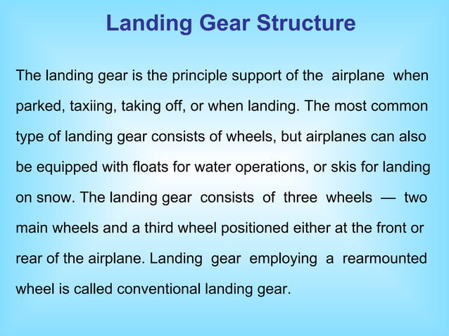 Basic aircraft structure | PPT