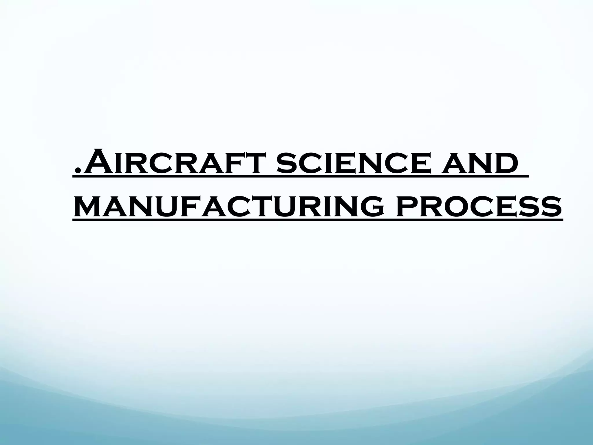 Basic aircraft structure | PPT
