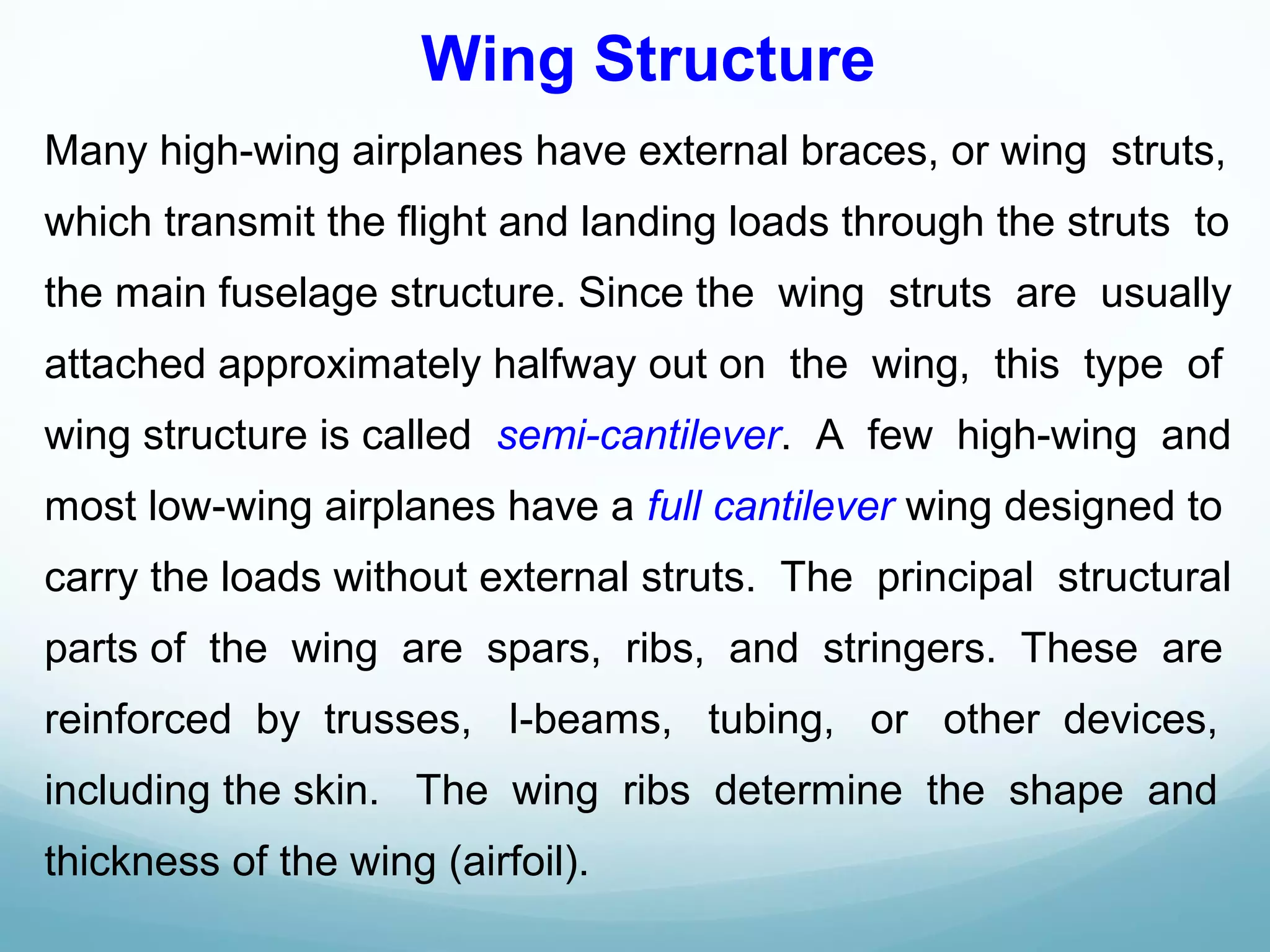 Basic aircraft structure | PPT