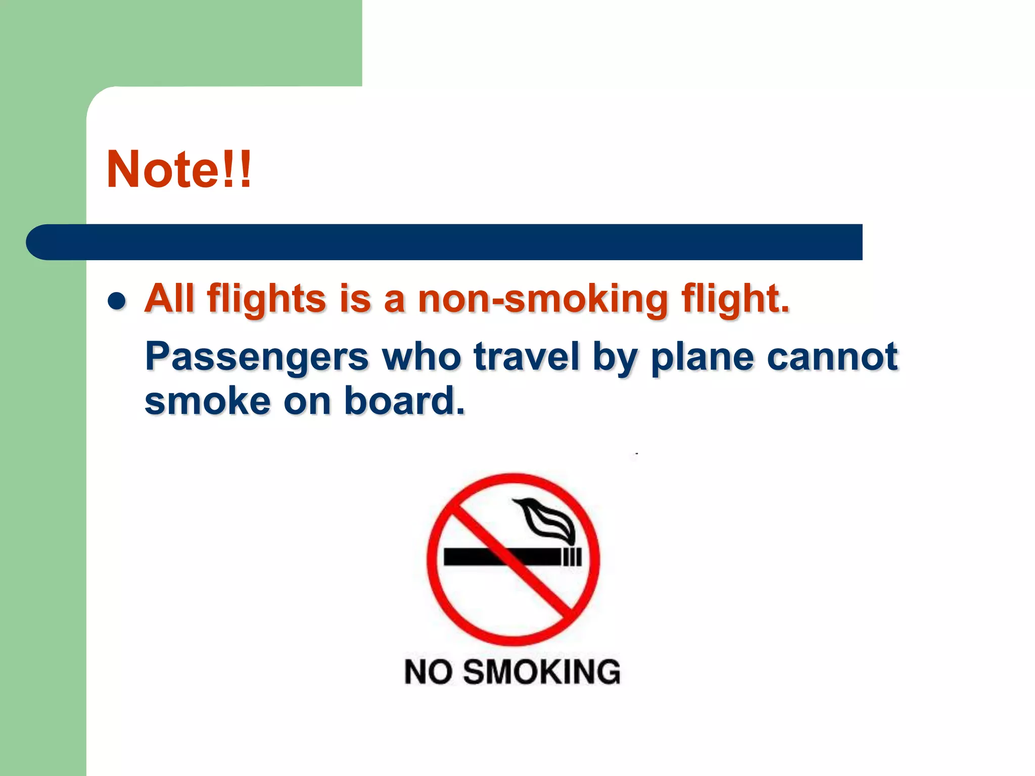 Basic airline inflight service and safety | PPT | Air Travel | Travel Type