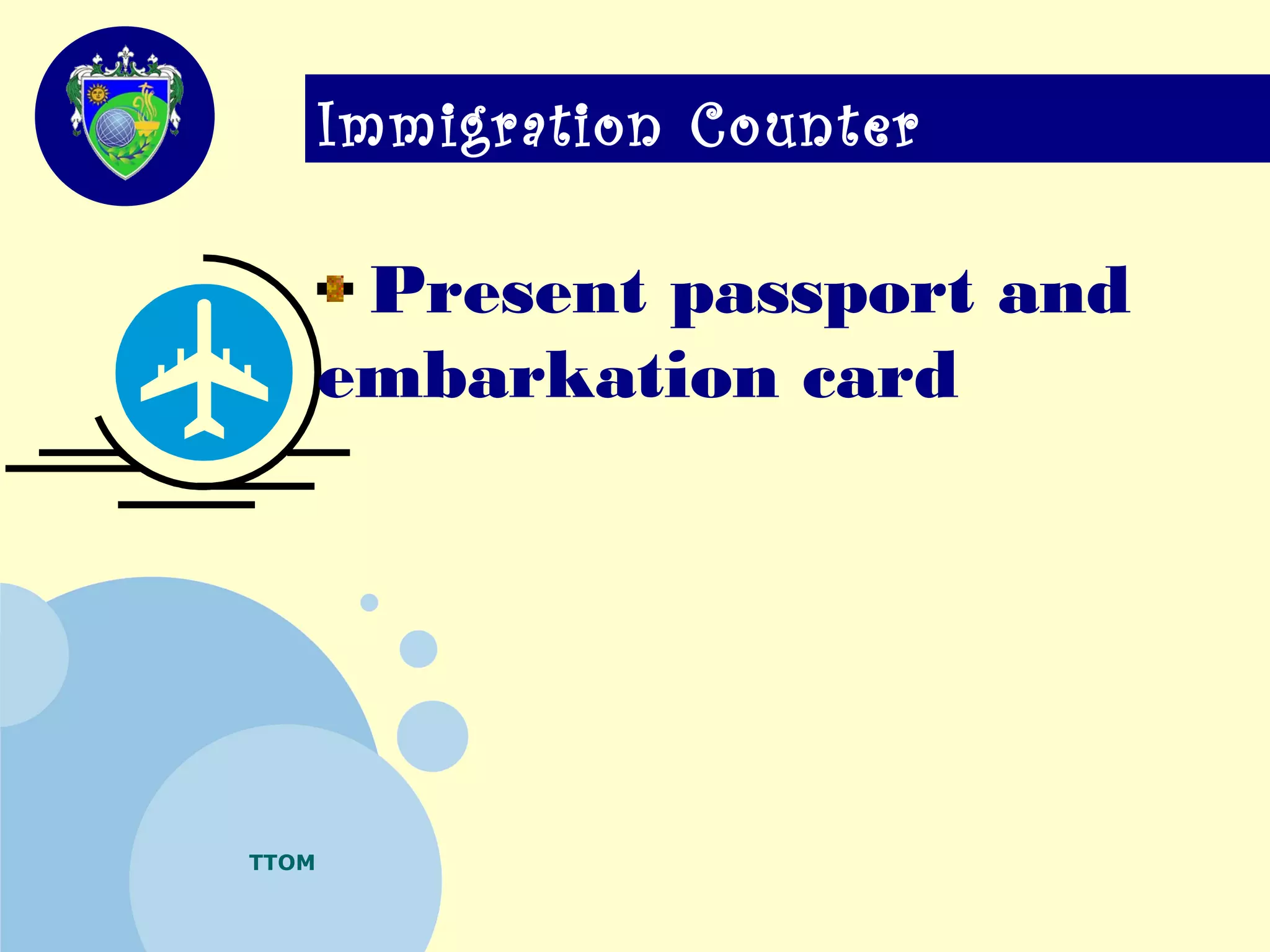 Basic airport procedures | PPT