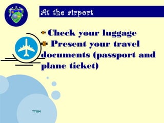 Basic airport procedures | PPT