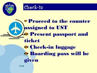 Basic airport procedures | PPT