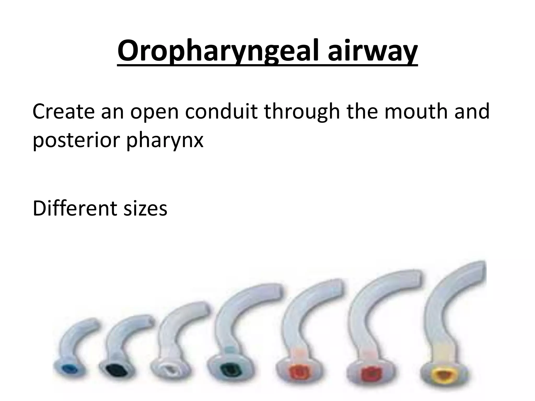 Basic airway management | PDF