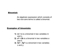 Basic algebra | PPTX