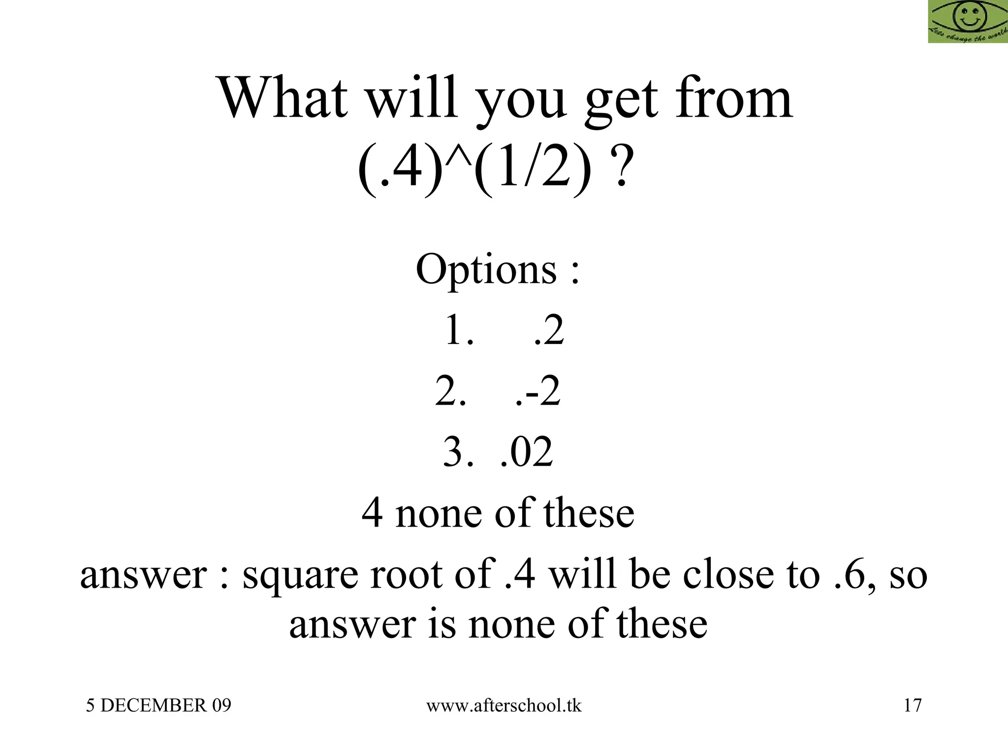 Basic algebra for entrepreneurs | PPT