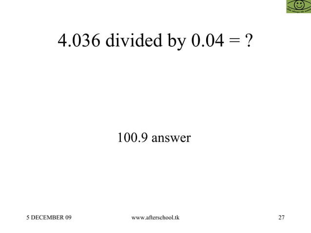 Basic algebra for entrepreneurs | PPT