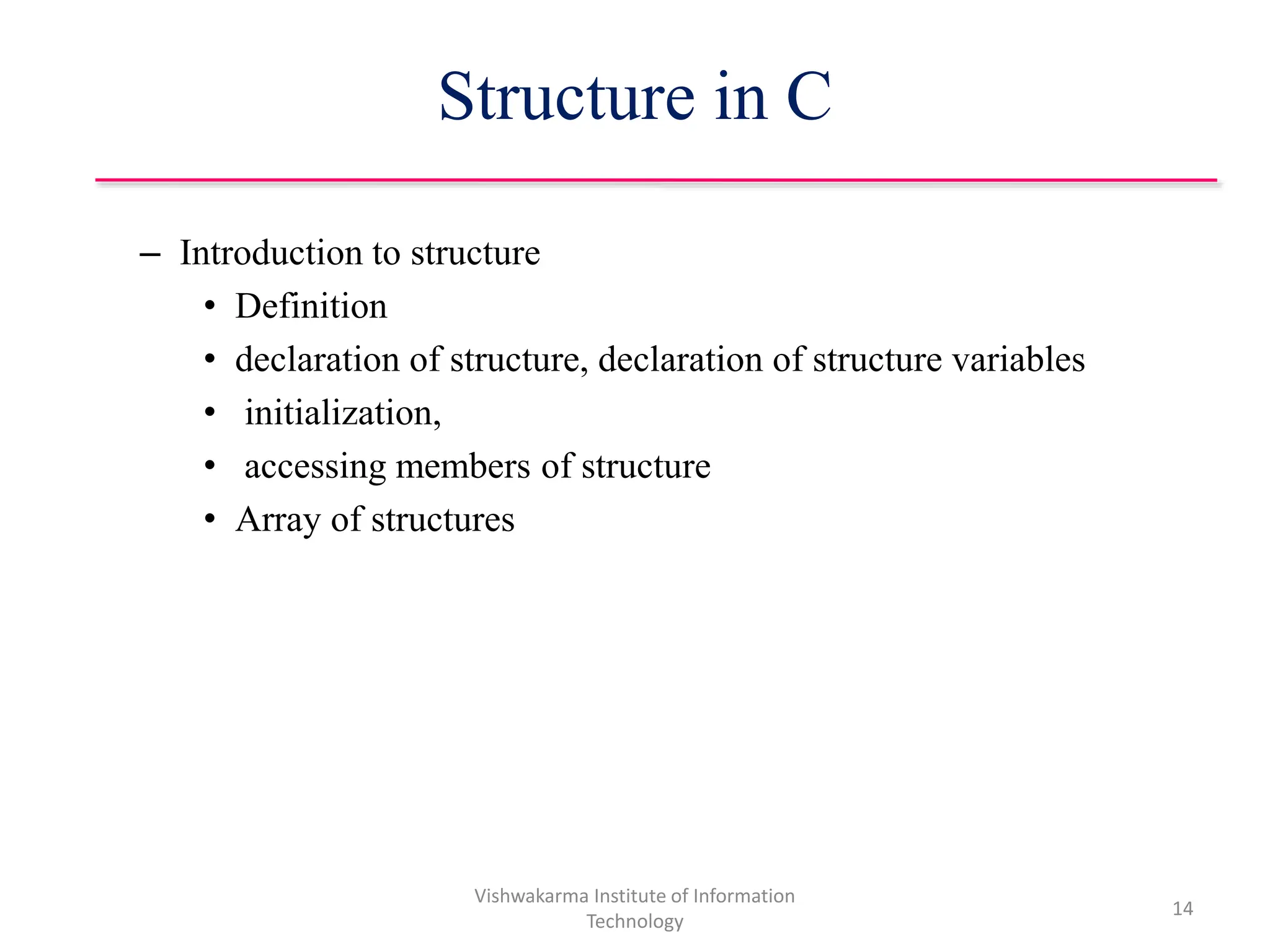 Basic Algorithms and Array along with Structure.pptx | Programming Languages | Computing