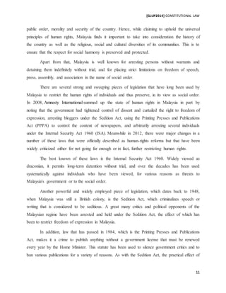 Rule of Law and Violation of Human Right | DOCX