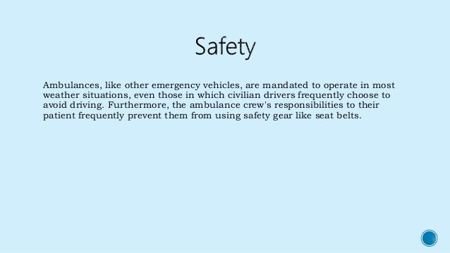 Basic ambulance ppt | PPTX