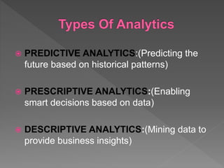 Basic analtyics & advanced analtyics | PPTX