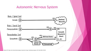 Basic and Clinical Pharmacology of Autonomic Drugs | PPTX