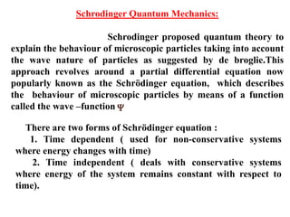 Basic and fundamental of quantum mechanics (Theory) | PPTX