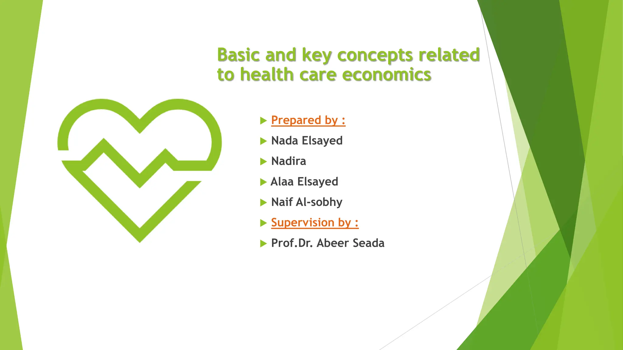 Basic and key concepts related to health care economics.pptx